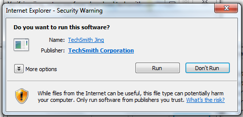 READ: Taking a Screenshot Using Jing